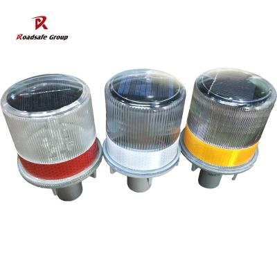 China Solar Powered LED Roadside Safety Lights Traffic Warning Signal Light For Traffic Cone for sale