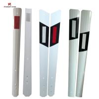 China Warning Flexible Reflective traffic guardrail road delineator post sheet bollard for sale