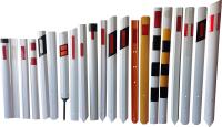 China Customized PVC Reflective roadside post road delineators flexible delineator for sale