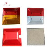 China ROADSAFE 100*100*20mm PMMA Reflective Sand Filled Road Stud Pavement Marker for Traffic Safety for sale