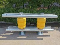 China Highway Rolling Barrier System Safety Anti-Collision Guardrail Polyurethane Roller Bucket for Car Truck Crash Warning for sale