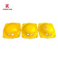 China Durable ABS Plastic Traffic Road Stud Reflector Yellow Cat Eye Raised Pavement Marker for Roadway Construction for sale