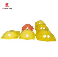 China Durable ABS Plastic Traffic Road Stud Reflector Yellow Cat Eye Raised Pavement Marker for Roadway Construction for sale