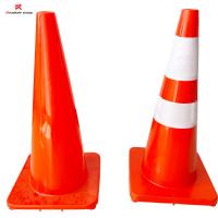 China PVC 28inch Safety Barrier Cones For Traffic Control 700mm  Road Safety Barrier for sale