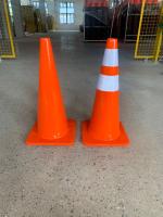 China PVC 28inch Safety Barrier Cones For Traffic Control 700mm  Road Safety Barrier for sale