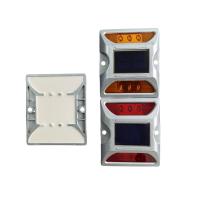 China OEM Manufacturer's High Brightness IP68 Flashing Traffic Marker Light Reflective Aluminum LED Cat Eye Solar Road Stud Made for sale
