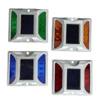 China OEM Manufacturer's High Brightness IP68 Flashing Traffic Marker Light Reflective Aluminum LED Cat Eye Solar Road Stud Made for sale