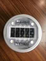China IP68 Waterproof Solar Road Stud: 10 LED Dock & Ground Warning Flashing Marker for sale