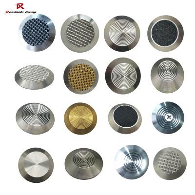 China 304 Stainless Steel Stud Blind Tie Bar Guide Blind Tie Anti Slip Diamond Surface Tactile Indicator Stud for sale