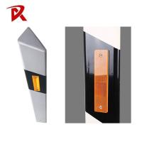 China Beijing ROADSAFE PVC Triangle Pole Warning Flexible Reflective traffic guardrail road delineator post LOGO PVC bollard for sale