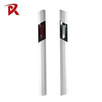China Beijing ROADSAFE 3 Fold Warning Flexible Reflective traffic guardrail road delineator post LOGO PVC sheet bollard for sale