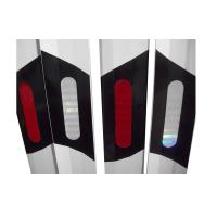 China Beijing ROADSAFE 3 Fold Warning Flexible Reflective traffic guardrail road delineator post LOGO PVC sheet bollard for sale