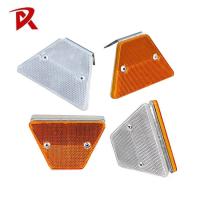 China Galvanized Hot dip Trapezoid Guardrail with Solar Delineator Post and Reflective Panel for Highway Roadside Traffic Safety Guidance for sale
