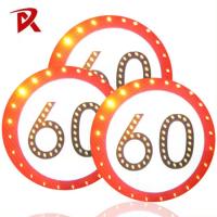 China Solar Powered LED Warning Directional Chevron Traffic Sign for Road Safety for sale
