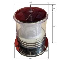 China Solar LED Barricade Warning Light - Yellow Boat Signal Light Flashing Traffic Lamp for Road Safety for sale