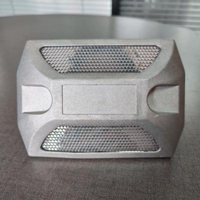 China 126*95 Reflective Aluminum Cat Eye Road Stud With Pin For Enhanced Road Safety for sale