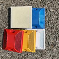 China 100000pcs High Visibility Reflective Raised Markers ABS Road Stud for Chile Filled with Sand Studs for sale