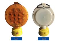 China Road Highway Driveway Traffic Safety Solar Power Traffic Cone Barricade Led Flashing Warning Light for sale