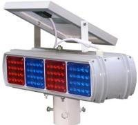 China Solar Double-sided Explosive Flashing Lights Road Barricade Strobe Light Traffic Safety Solar Led Warning Light for sale