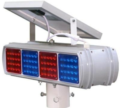 China Solar Double-sided Explosive Flashing Lights Road Barricade Strobe Light Traffic Safety Solar Led Warning Light for sale