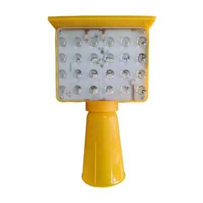China Yellow Red LED Blinkers Solar Traffic Lamp Barricade Light TRAFFIC Highway Safety for sale