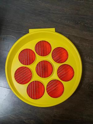 China Portable High Brightness Flashing Solar Powered Traffic Warning Light with Sunflower Design for sale