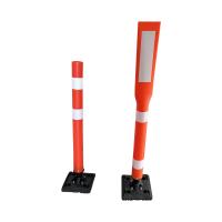 China PVC Flexible Reflective Spring Post Traffic Bollard for Highway Safety Delineation for sale