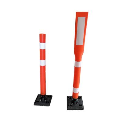 China PVC Flexible Reflective Spring Post Traffic Bollard for Highway Safety Delineation for sale