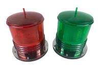 China Solar LED Barricade Warning Light - Yellow Boat Signal Light Flashing Traffic Lamp for Road Safety for sale