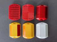 China ABS Plastic Reflective Road Stud with Double Common Reflector for Traffic Safety on Highways for sale