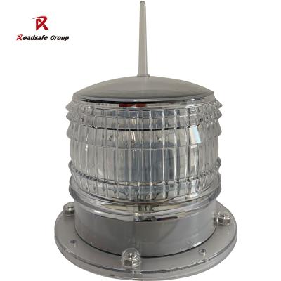 China Outdoor Waterproof Solar Power LED Traffic Barricade Beacon Safety Light PC Material Warning Light for Road Use for sale