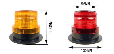 China ROADSAFE 2025 Solar Powered LED Strobe Beacon Light for Road Work Safety with High Brightness and Waterproof Design for sale