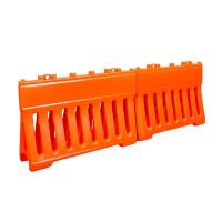 China 195cm Length 11.5kgs Weight Durable Material Road Barrier Plastic Traffic Barrier for Road Safety for sale