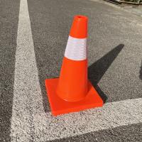 China Virgin PVC Traffic Cone for Traffic Management with Lightweight Design and High Visibility for sale