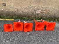 China Virgin PVC Traffic Cone for Traffic Management with Lightweight Design and High Visibility for sale