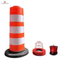 China ROADSAFE 1090mm Traffic Barrel with light for Uruguay Market Roadway Safety Barrier for sale
