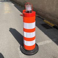 China ROADSAFE 1090mm Traffic Barrel with light for Uruguay Market Roadway Safety Barrier for sale