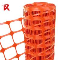 China 100% HDPE Orange Mesh Net Red High-visibility Road Barrier Safety Fence for Traffic Control and Road Construction Zones for sale