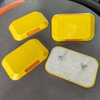 China 250x150x50mm ABS Road Stud with 2 Pins Legs Cat Eye Big Size Raised Pavement Marker for sale