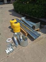 China EVA Plastic Rolling Barrier Systerm with Galvanized Steel Framework and Energy-Absorbing Design for Highway Safety Barriers for sale