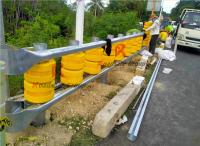 China Factory Price Road Barrier Safety Drum 345MMX490 Highway Anti-Collision Barrel Rolling Systerm Roller for sale