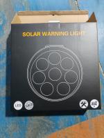 China 8pcs LED Flashing Saudi Arabic 390mm ROADSAFE Solar Sunflower Light Traffic Warning Light Yellow Traffic Sign Amber Light for sale