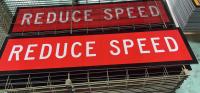 China Australian Standard Class 1 Traffic Sign PVC Controller Corflute Multi Message Signs 600x600mm for sale