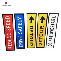 China Australian Standard Class 1 Traffic Sign PVC Controller Corflute Multi Message Signs 600x600mm for sale