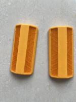 China ABS+PMMA Road Stud Pavement Marker with 100*50*15mm Size and 75g/pcs Weight for sale
