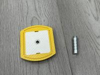 China 100x88x15mm ABS Road Stud with Pins Legs Cat Eye  High refelctive Raised Pavement Marker for sale
