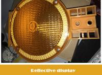 China ISRAEL Market Most Powerful Solar Traffic Warning Light LED Construction Flashing Lamp Amber Yellow LED Diameter 20cm for sale