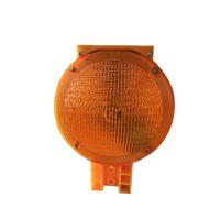 China ISRAEL Market Most Powerful Solar Traffic Warning Light LED Construction Flashing Lamp Amber Yellow LED Diameter 20cm for sale