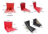 China 52cm Height ABS Material L-Shaped Flood Control Barrier Fence Connecting Water Baffle for sale