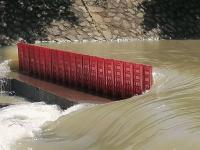 China Portable Height 75cm Flood Control Barrier – High-Strength ABS L-Type Water Baffle Fence Board for sale